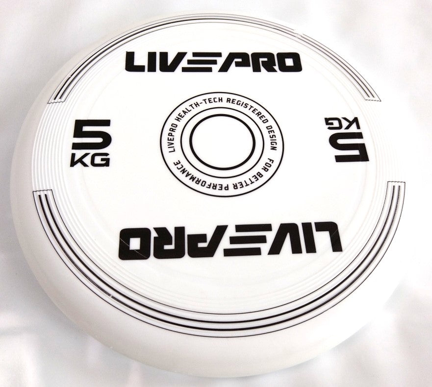 LIVEPRO Frisbee - weißes oder schwarzes Logo – Benneaux GmbH